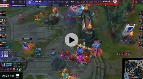 Gen Vs Kdf 쵸블랑 ㄷㄷㄷㄷㄷㄷ 롤 리그 오브 레전드 에펨코리아