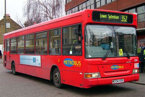 London Bus Routes Route 352 Bromley North Lower Sydenham Route