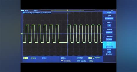 How To Set Up Oscilloscope Pulse Width Triggering Part 3 Electronic