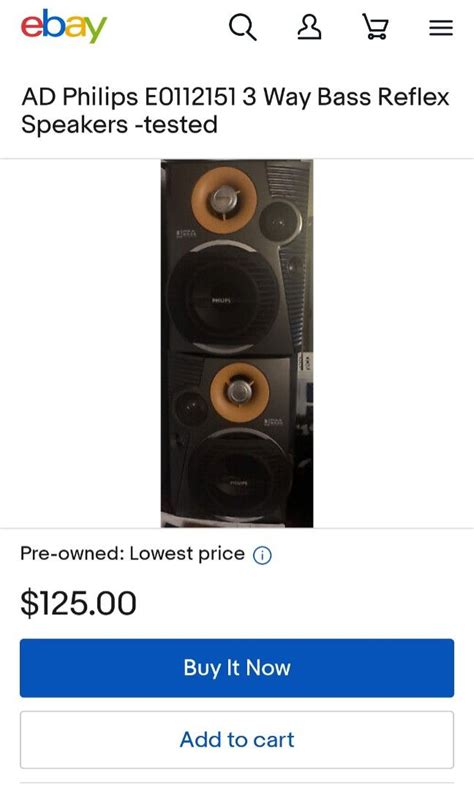 Philips 3 Way Bass Reflex Speakers Audio Soundbars Speakers