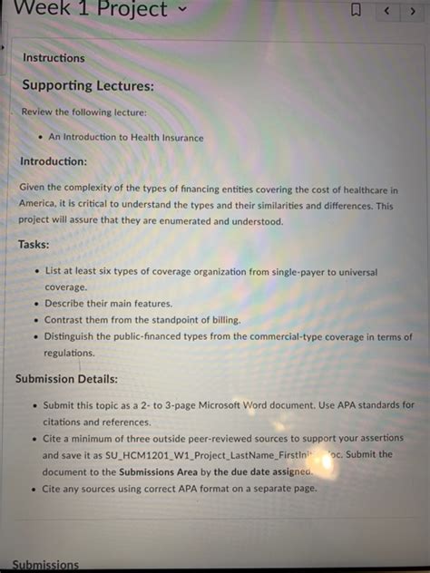 Solved Week 1 Project Instructions Supporting Lectures