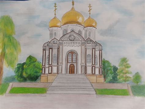 Рисунок церковь для детей карандашом 46 фото скачать бесплатно