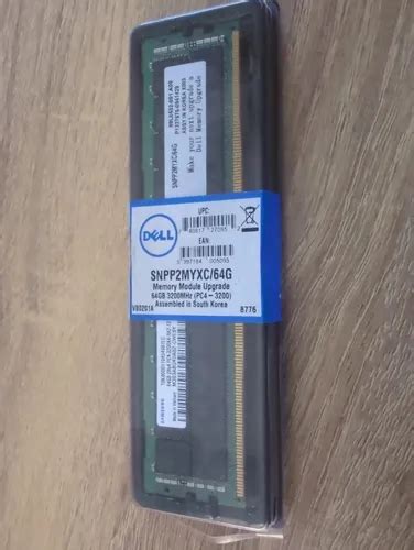Dell Memory Module Upgrade 64gb 3200mhz Pc 4 3200 Envío Gratis