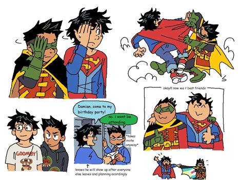 Super Sons In 2025 Batman Comic Art Dc Comics Artwork Batman Funny
