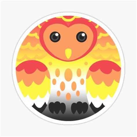 Akoi Pride Owl Sticker For Sale By Furvanoctua Redbubble