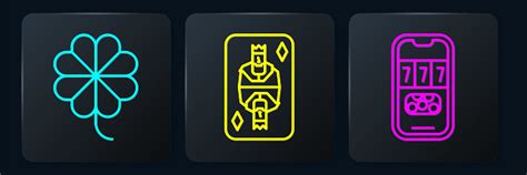 클로버 카지노 포커 토너먼트 초대장과 다이아몬드와 왕 플레이 카드와 세트 라인 카지노 슬롯 머신 검은 정사각형 버튼 벡터 0명에 대한 스톡 벡터 아트 및 기타 이미지