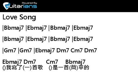 Love Song Chord Guitarians
