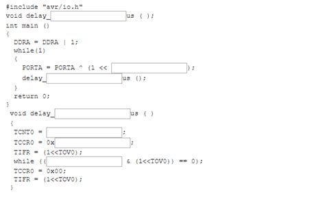 Solved Program Timero In C To Generate A Square Wave Of 3