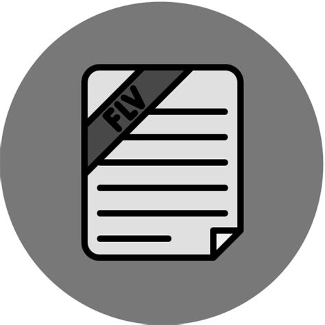 Flv File Generic Color Lineal Color Icon