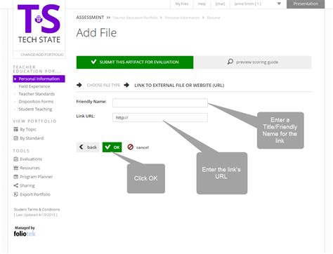 How Can I Add An External File Or Website Link To To An Element Of My