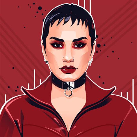 Demi Lovato Painting