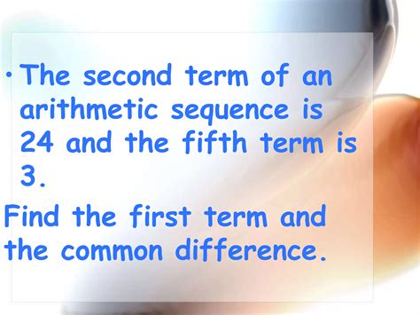 Arithmetic Sequenceppt