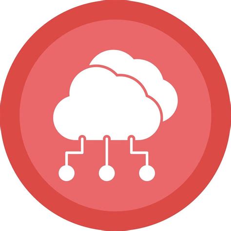 Cloud Computing Glyph Multi Circle Icon 42999293 Vector Art At Vecteezy