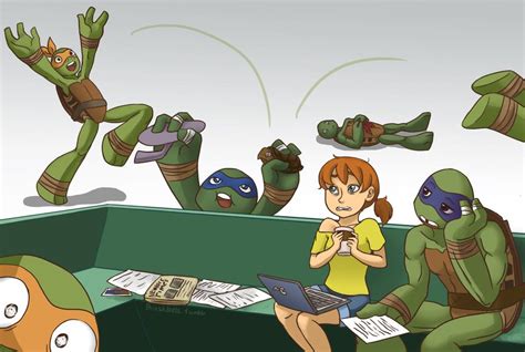 Turtles Dont Drink Coffee By Brushbell On Deviantart Tmnt Ninja Turtles Art Ninja Turtles Funny