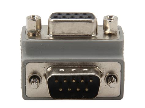 StarTech Com GC99MFRA2 Right Angle DB9 To DB9 Serial Cable Adapter Type 2 M F Newegg Ca