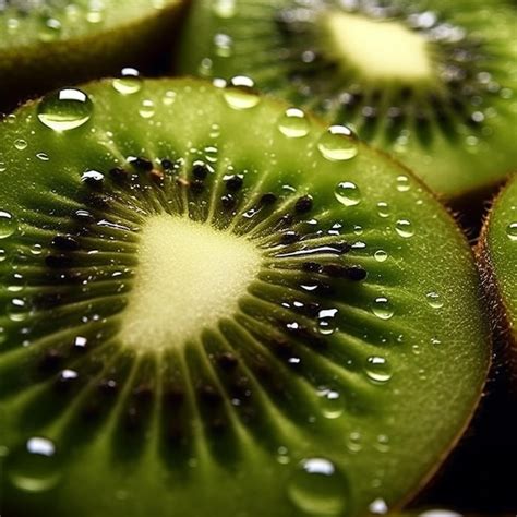 Premium Photo Sweet Kiwi Fruit Dissected Image