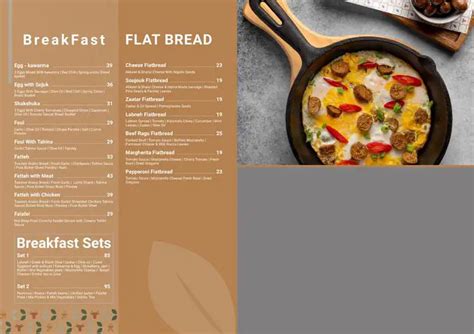 Menu Of Al Farah Gourmet Umm Suqeim Dubai
