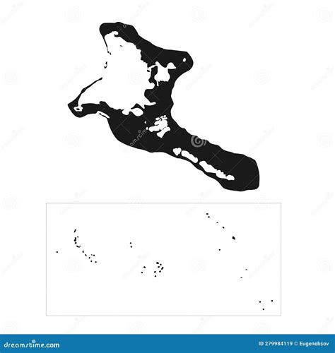 Map Of Kiribati With Christmas Island On Political World Map With