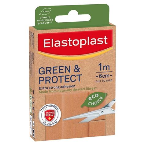 Elastoplast Green And Protect 1m X 6cm Cut To Size Med One