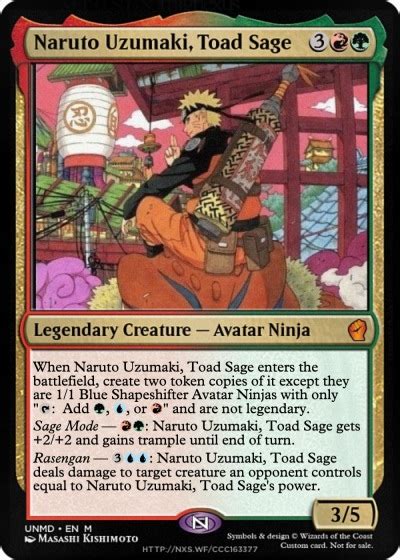 Mtgnexus Naruto Uzumaki Toad Sage