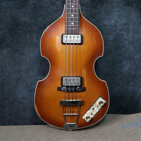 New Hofner 5001 63 Violin Bass Vintage Finish Andy Baxter Bass