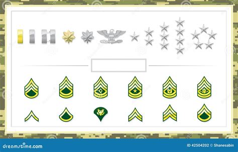 Army Classes Vector Illustration 42504202