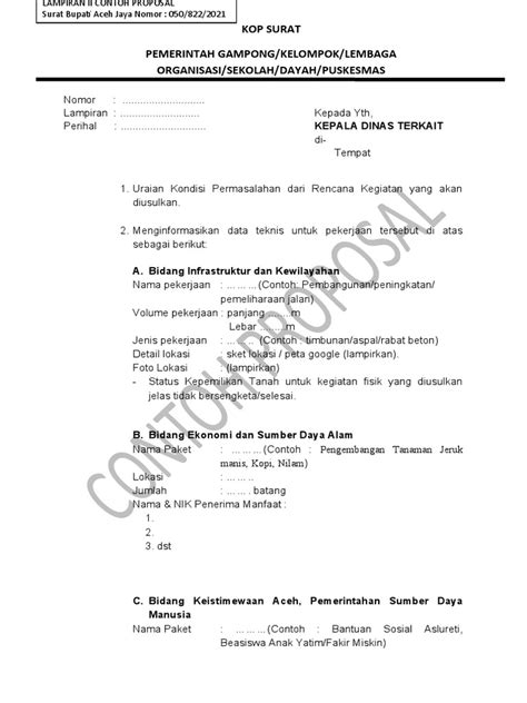 Contoh Proposal Sederhana Fix Pdf Hukum Teknologi And Rekayasa