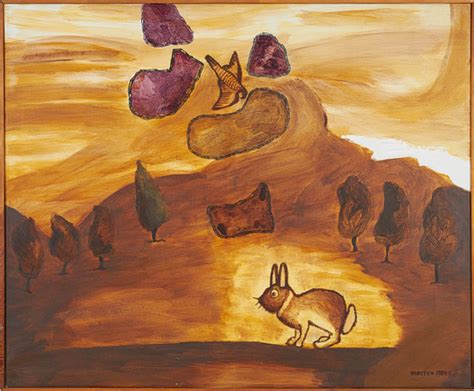 Hans Viksten Haren Oljemålning På Duk Signerad Och Daterad Viksten