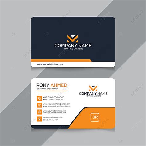 Modern Business Card Prenium Vector Template Download On Pngtree