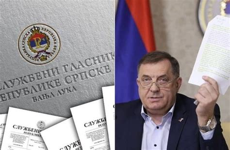 Politički zemljotres u RS Direktorica Službenog glasnika RS boji se objaviti Dodikov ukaz