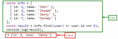 How To Use Find Method In Javascript With Examples Linux Genie