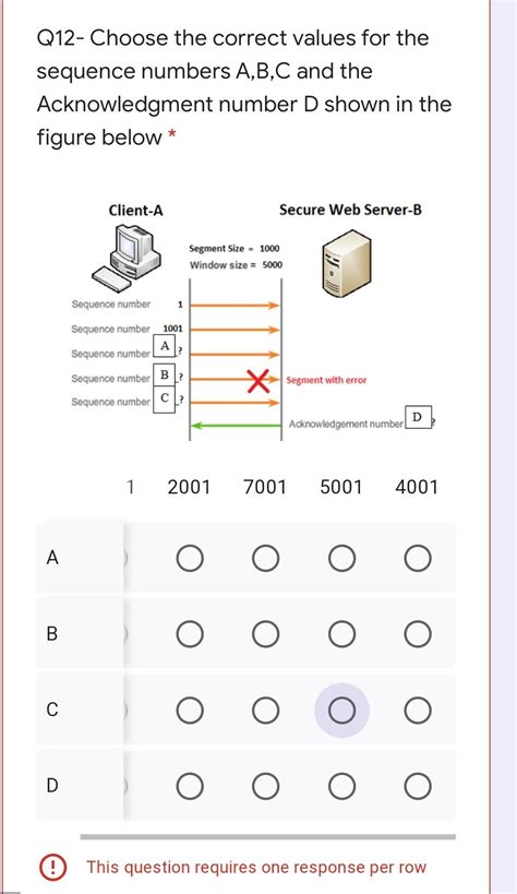 Solved Q10 Choose The Transport Protocol And The Port