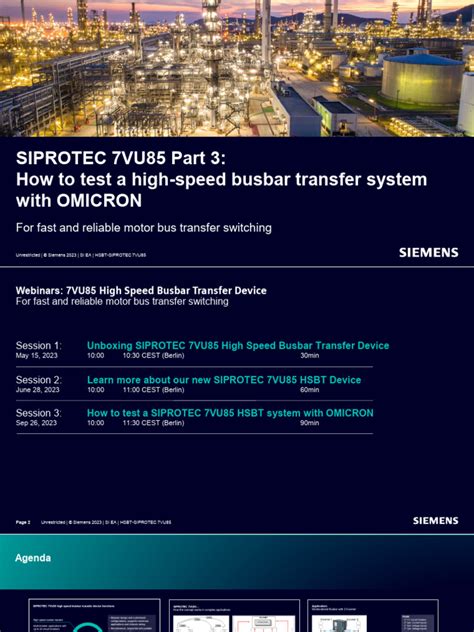 3 Siprotec 7vu85 Session 3 Testing En Pdf Electrical Engineering Computer