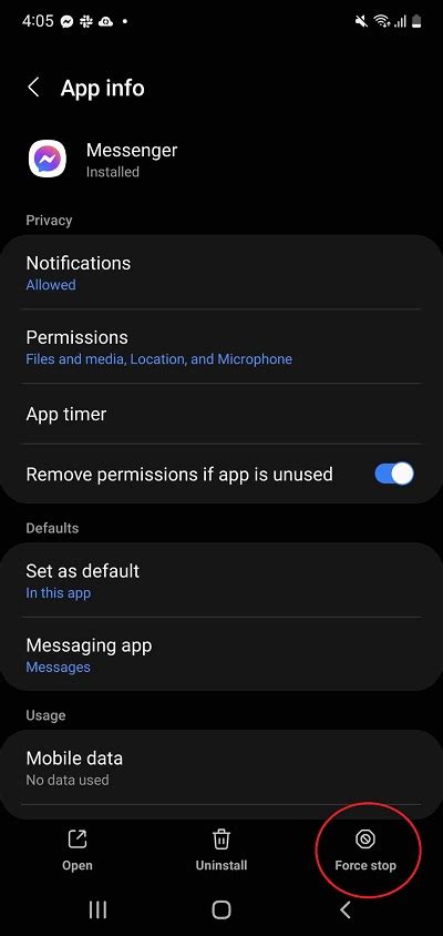 Fix Facebook Messenger Not Sending Messages