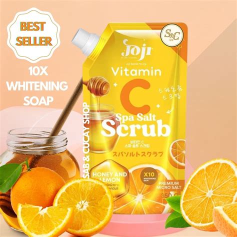 Joji Secret Young Spa Salt Scrub Whitening Collagen Skin Renewing
