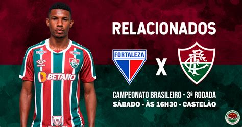 Fluminense Divulga Lista De Relacionados Para O Jogo Contra O Fortaleza