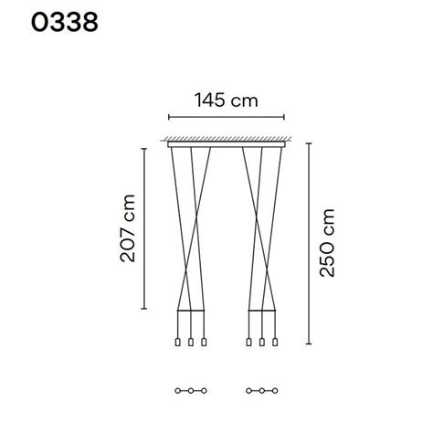 Buy Vibia Wireflow Lineal 6b 0338 Suspension Lamp Online With
