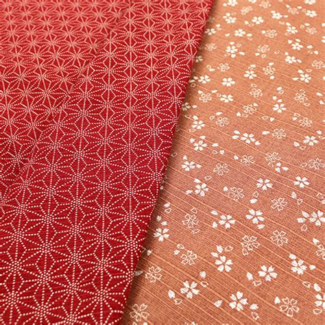 Two Sided Pattern Sakura Cherry Blossom Fabric By Japanese Indie Modes4u