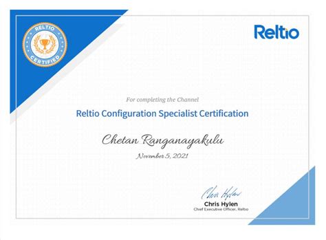 Sai Chetan On Linkedin Reltio Certification Certified