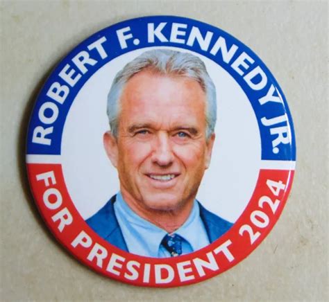 Robert F Kennedy Jr 2024 Campaign Pin Button Political £1 86 Picclick Uk