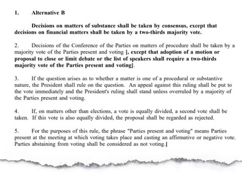 Guest Post The Challenge Of Consensus Decision Making In Un Climate