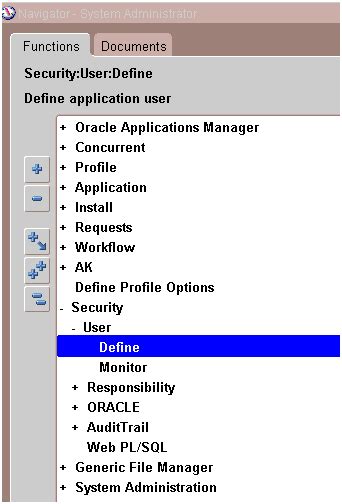 User Account In Oracle Apps Erpschools