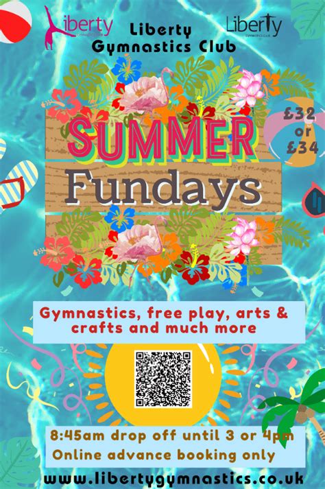 Summer Holiday Fun Days At Liberty Gymnastics Club Event Tickets From