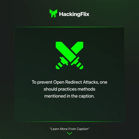 Hackingflix 𝗢𝗽𝗲𝗻 𝗥𝗲𝗱𝗶𝗿𝗲𝗰𝘁 𝗔𝘁𝘁𝗮𝗰𝗸 An Open Redirect Attack Is A Type Of Security Exploit Where