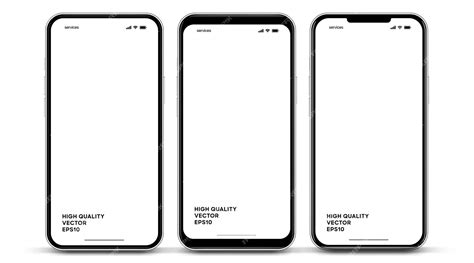 Premium Vector 3d High Quality Vector Smartphone Mockups Ultra Realistic Mobile Device Ui Ux