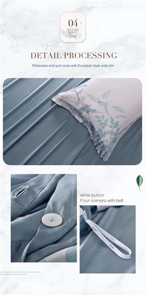 Luxury Lenzing Tencel Duvet Cover Set Printed Bedding Set Buy Tencel