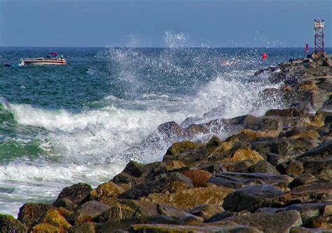 Ponce Inlet Jetty Photograph By Barbara Middleton