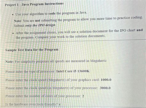 Solved Project Part 1 Program Specifications Chapter 2you