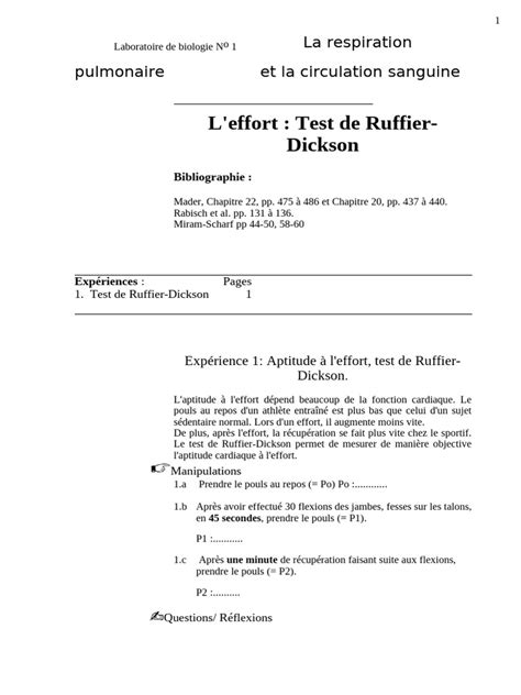 Test Ruffier Dickson 2os 2 Pdf