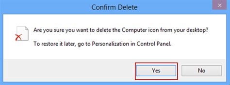 How To Remove Computer Icon From Desktop On Windows